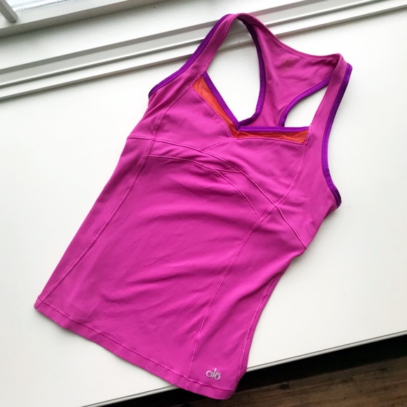 ALO Yoga | Tops | Alo Yoga Colorblock Tank | Poshmark